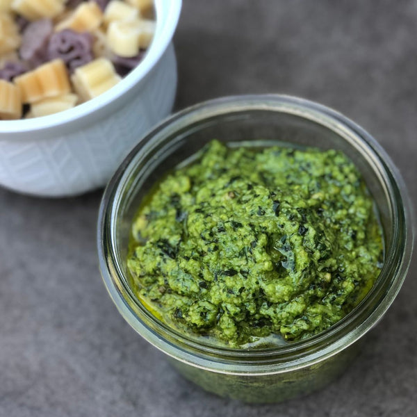 The BEST Broccoli Pesto - Nourishing Bubs
