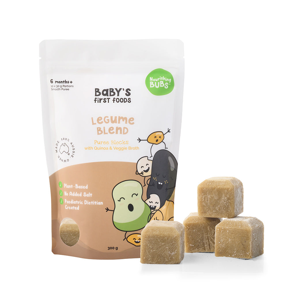 Legume Purée Cubes for Babies - Nourishing Bubs
